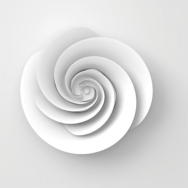Premium Vector | 3d Vector spirals On White Background Premium Vector | 3d Vector spirals On White Background