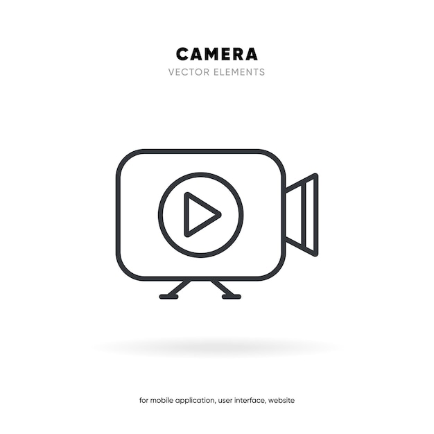 Premium Vector | 3d video talk video chat camera live stream streaming ... Premium Vector | 3d video talk video chat camera live stream streaming ...