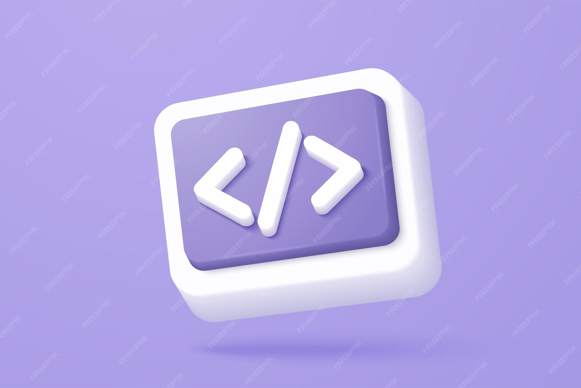 Premium Vector | 3d web development icon with bubble speech concept ...