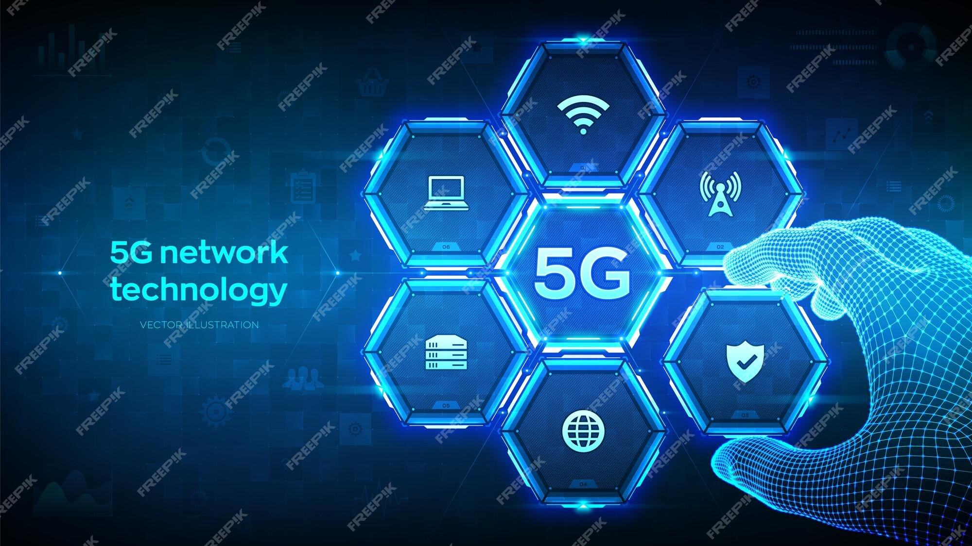 Premium Vector | 5G network wireless systems technology concept Smart ... Premium Vector | 5G network wireless systems technology concept Smart ...