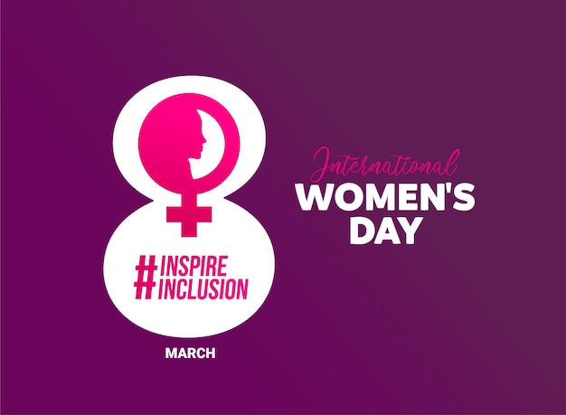 Premium Vector 8th March International Womens Day Concept Inspire