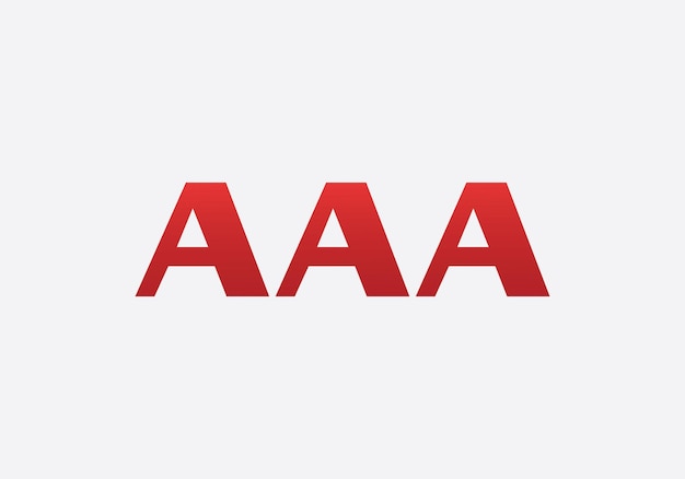 Premium Vector | AAA letter logo design vector template Abstract letter ... Premium Vector | AAA letter logo design vector template Abstract letter ...