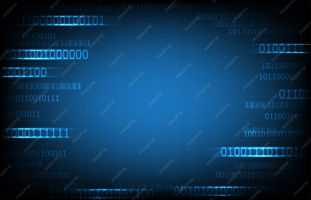 Premium Vector Abstract Background Of Random Digital Binary Number Programming