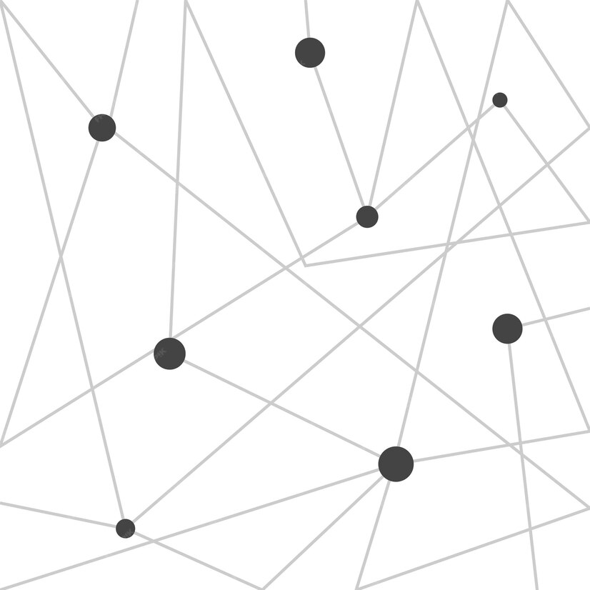 Premium Vector Abstract Background With Connecting Dots And Lines Plexus Effect Vector