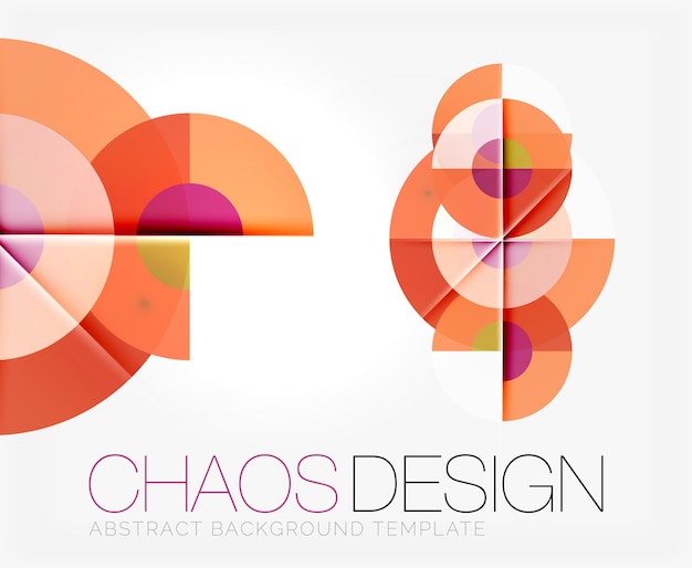 Premium Vector | Abstract background with round shapes Premium Vector | Abstract background with round shapes