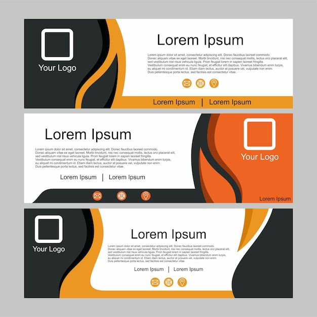 Premium Vector | Abstract banner for website design Premium Vector | Abstract banner for website design