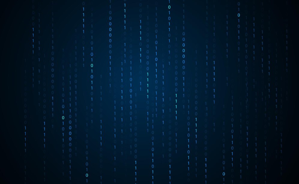 Premium Vector Abstract Binary Number System Concept Network Internet Circuit Computer Numbers