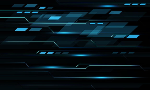 Premium Vector | Abstract blue black line cyber circuit design ... Premium Vector | Abstract blue black line cyber circuit design ...