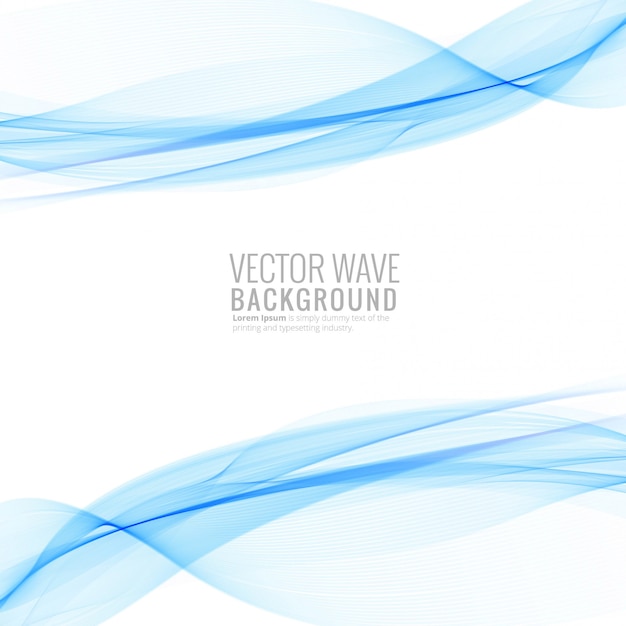 Premium Vector | Abstract blue elegant wave background Premium Vector | Abstract blue elegant wave background