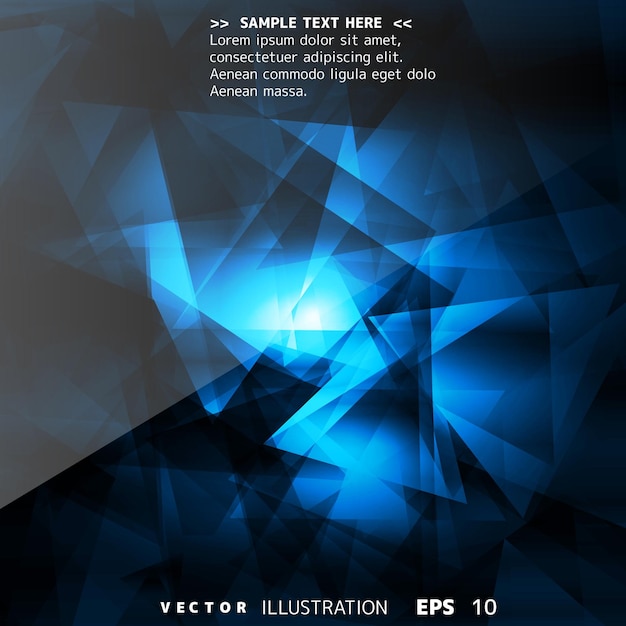 Premium Vector | Abstract blue geometrical background Premium Vector | Abstract blue geometrical background