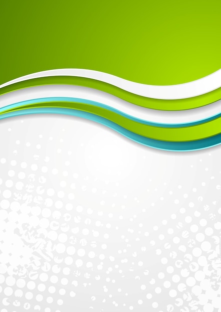 Premium Vector | Abstract bright corporate wavy flyer design Premium Vector | Abstract bright corporate wavy flyer design