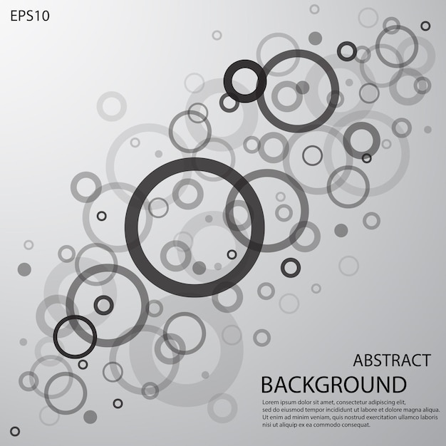 Premium Vector Abstract Circles Background
