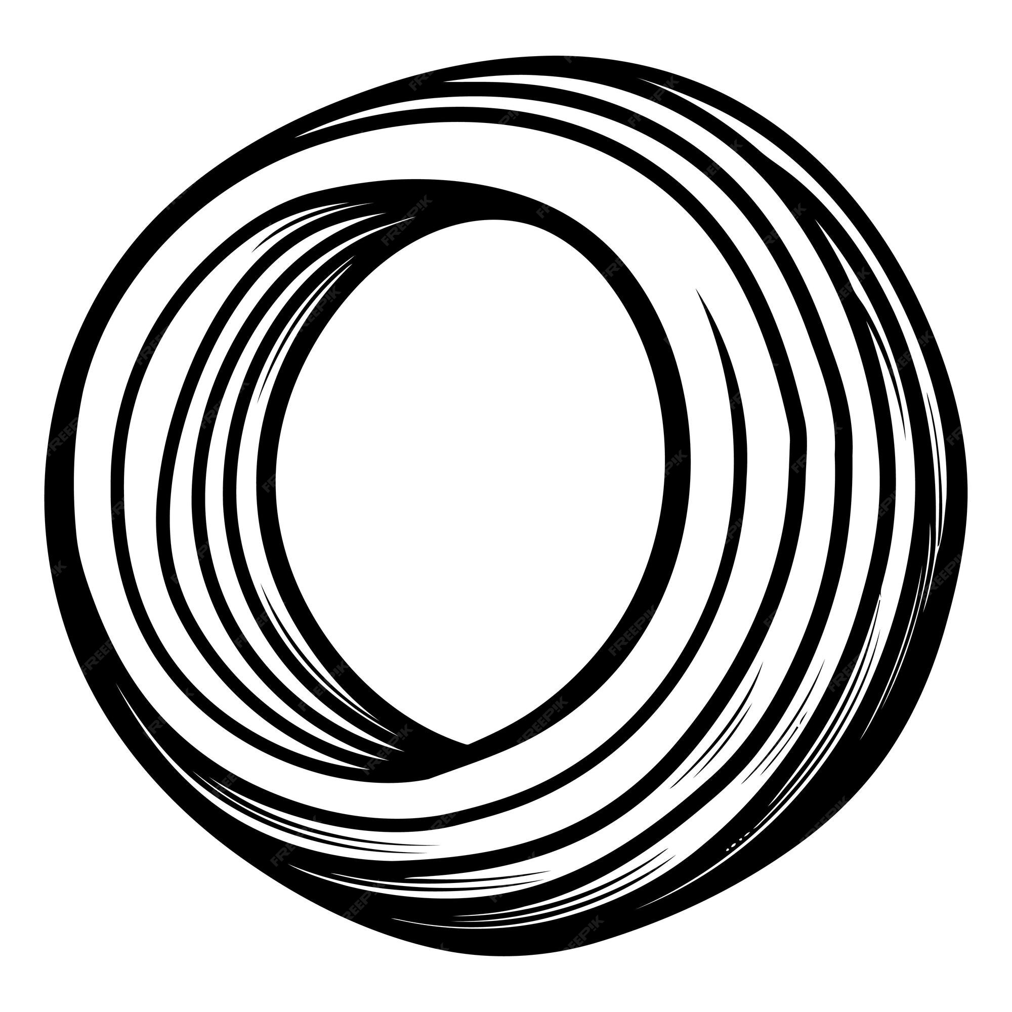 Abstract circular design with multiple layers creating an illusion of ...