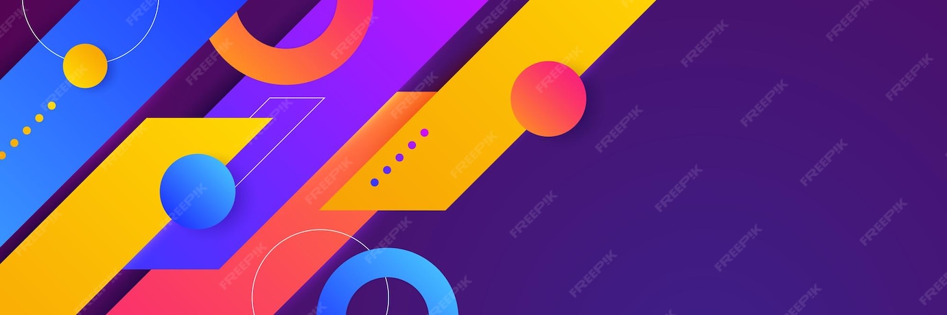 Premium Vector Abstract Colorful Banner Background Color Gradient Abstract Background With