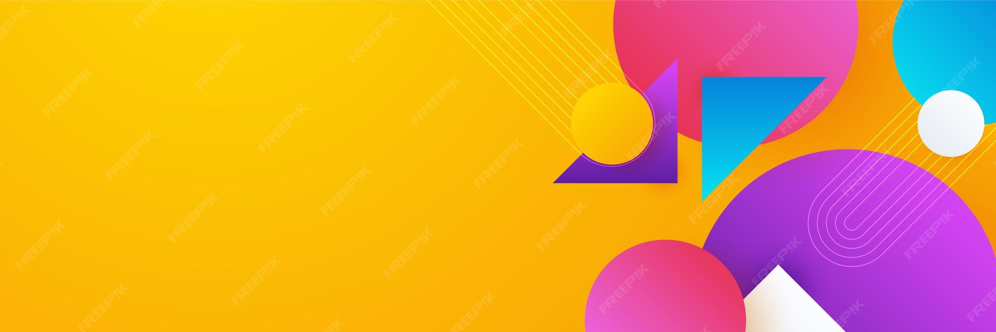 Premium Vector Abstract Colorful Banner Background Color Gradient Abstract Background With