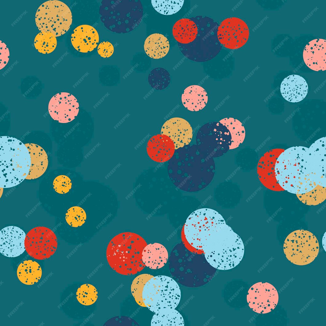 Premium Vector | Abstract colorful dotted seamless pattern. round ... Premium Vector | Abstract colorful dotted seamless pattern. round ...
