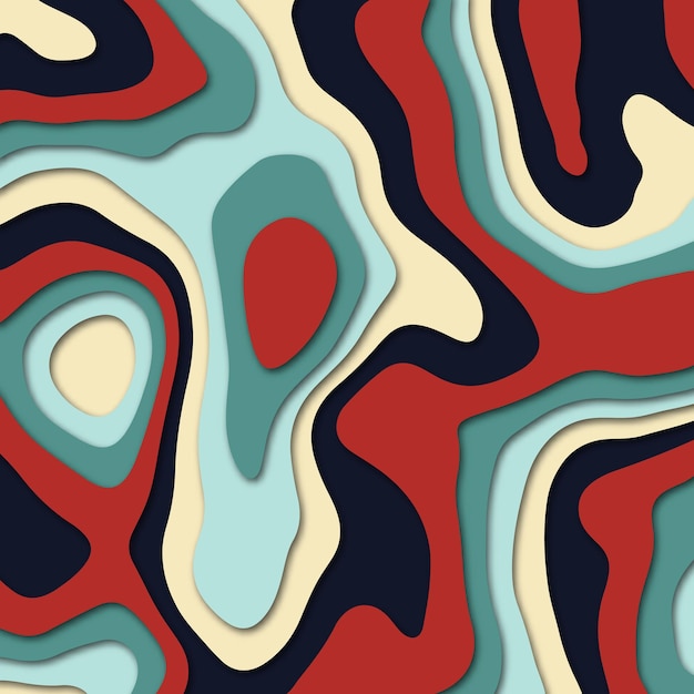 Premium Vector | Abstract colorful papercut background design Premium Vector | Abstract colorful papercut background design