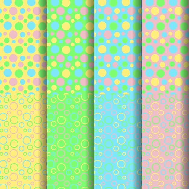 Premium Vector | Abstract colorful random circles seamless pattern5 Premium Vector | Abstract colorful random circles seamless pattern5