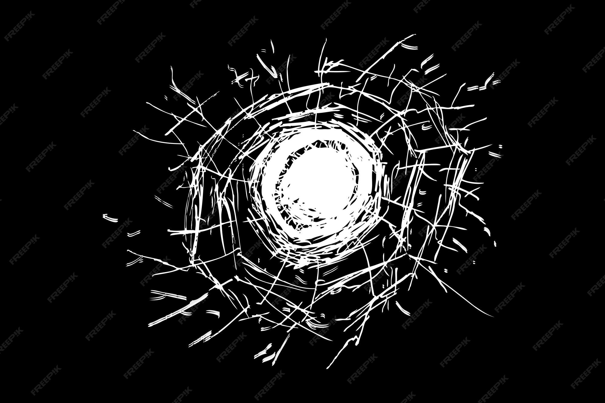 Premium Vector Abstract Crack Glass Background Simple Vector Hand Draw Sketch