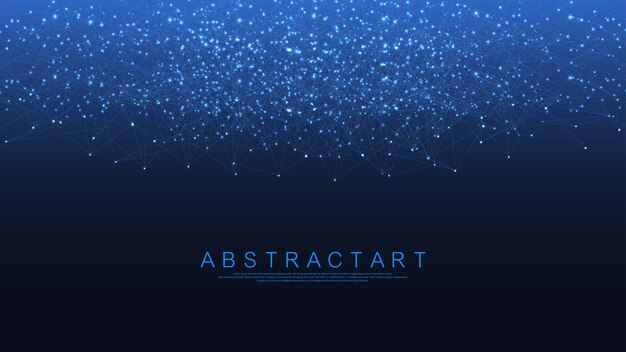 Premium Vector | Abstract digital network connection structure on blue ... Premium Vector | Abstract digital network connection structure on blue ...
