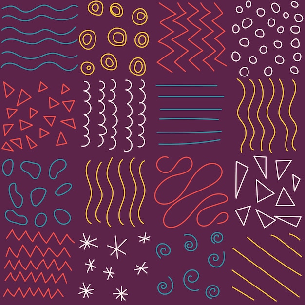 Premium Vector Abstract Doodle Ornament