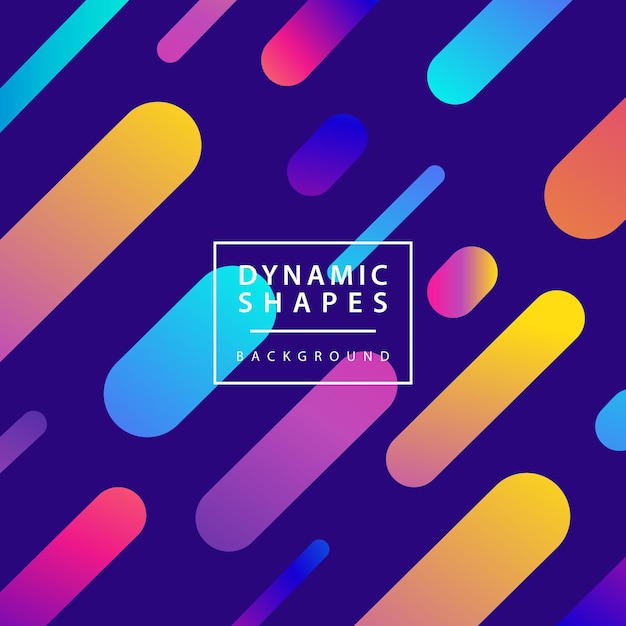 Premium Vector | Abstract flat dynamic background template Premium Vector | Abstract flat dynamic background template