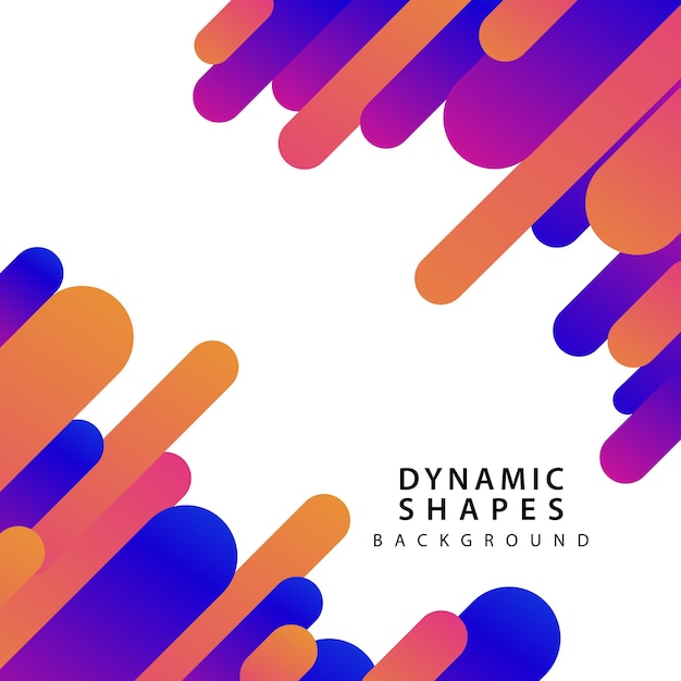 Premium Vector | Abstract flat dynamic background template Premium Vector | Abstract flat dynamic background template