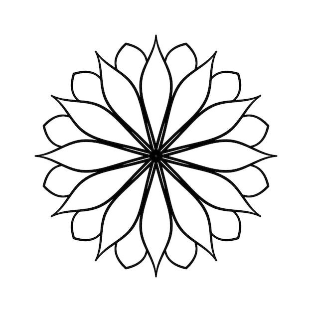 Premium Vector | Abstract floral shape. Premium Vector | Abstract floral shape.