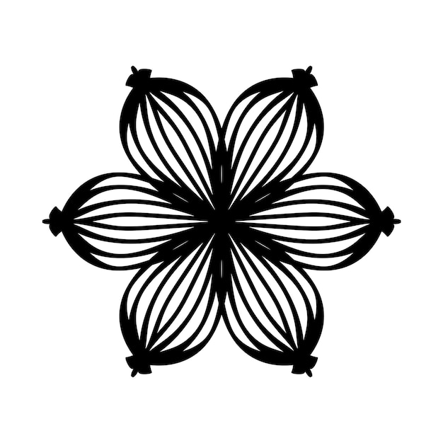 Premium Vector | Abstract floral shape. Premium Vector | Abstract floral shape.