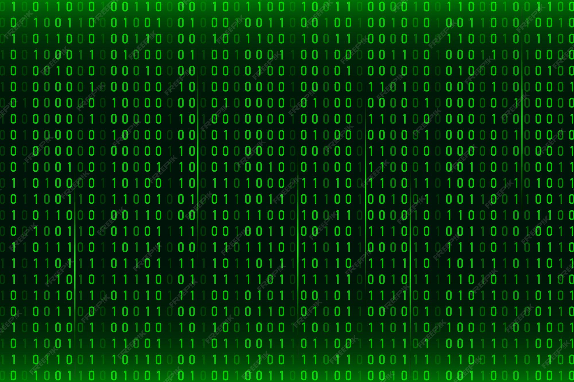 Premium Vector Abstract Futuristic Cyberspace With Binary Code