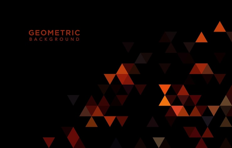 Premium Vector | Abstract geometric background with triangle shapes ... Premium Vector | Abstract geometric background with triangle shapes ...