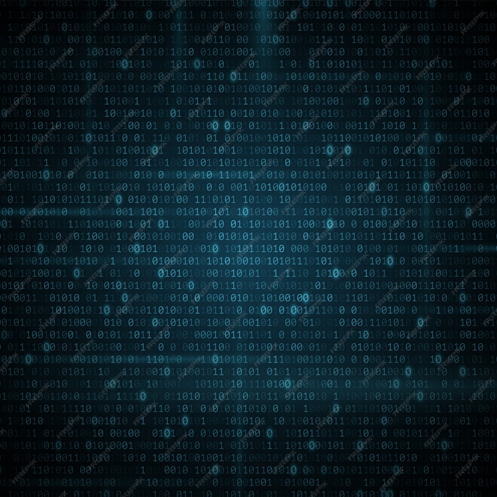 Premium Vector | Abstract glowing binary programming code background ...