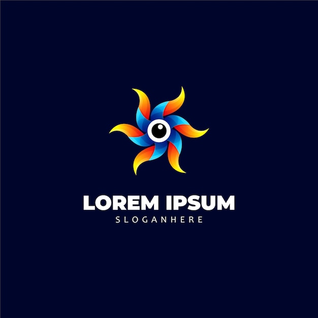 Premium Vector | Abstract gradient logo colorful Premium Vector | Abstract gradient logo colorful