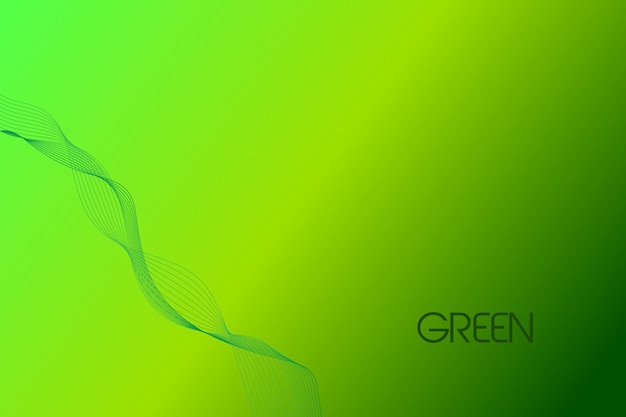 Premium Vector | Abstract green decorative stylish modern wave design ... Premium Vector | Abstract green decorative stylish modern wave design ...