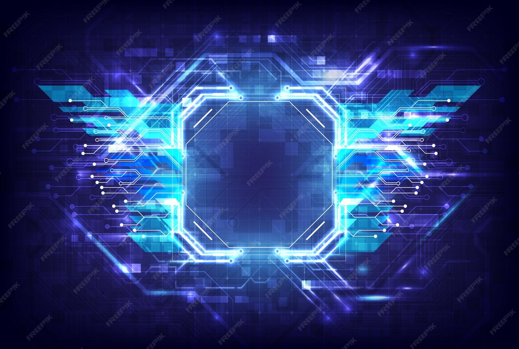 Premium Vector | Abstract hardware and software background circuit ...