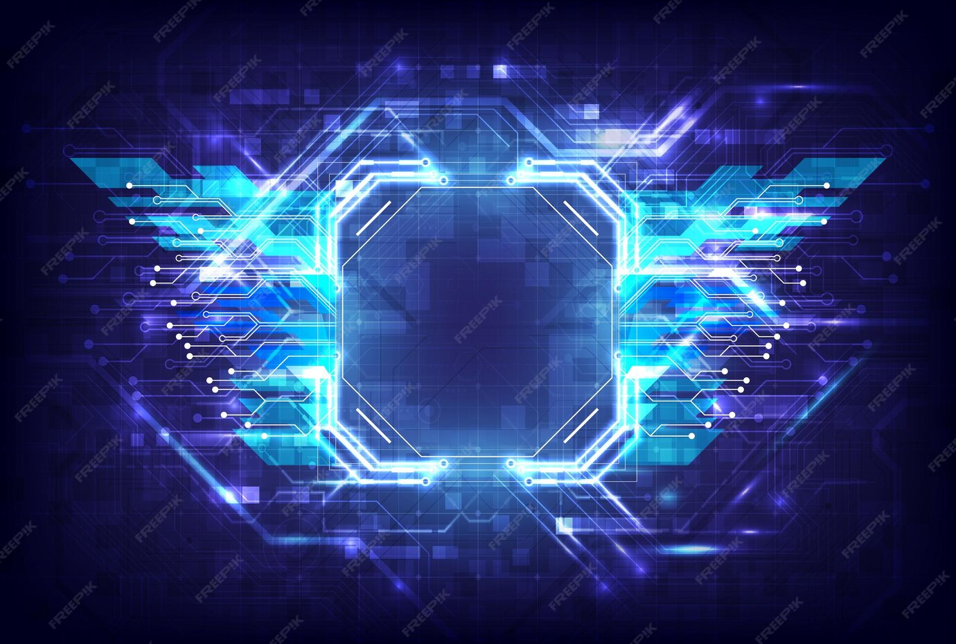 Premium Vector | Abstract hardware and software background circuit ...