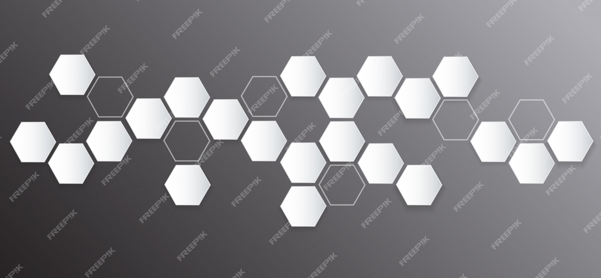 Premium Vector | Abstract hexagon and space background Premium Vector | Abstract hexagon and space background