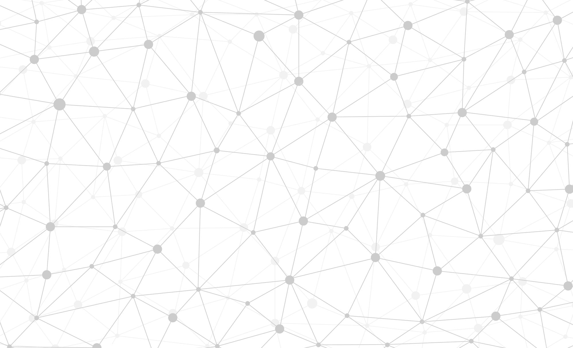 추상 인터넷 연결 및 기술 그래픽 웹 디자인 벽지 분자 입자 구조를 가진 기하학적 디지털 다각형 신경총 미래의 흰색 삼각형