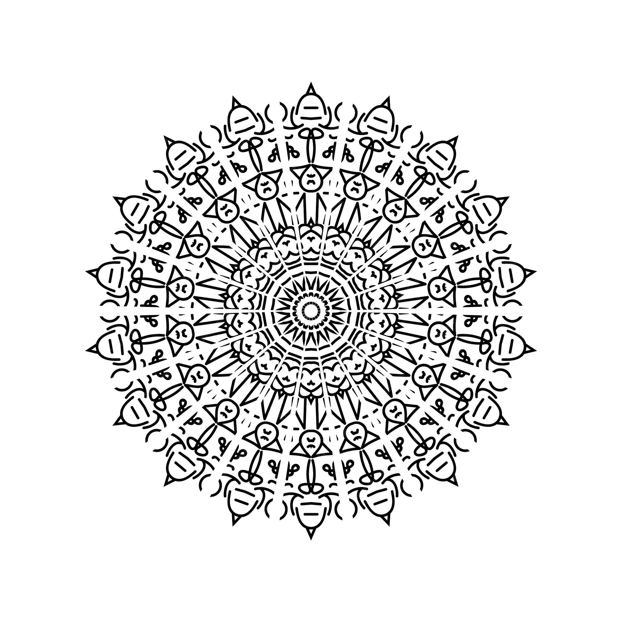 創造的な黒と白の色の背景ベクトルを持つ抽象的な豪華な新しい手描きの蓮の花曼荼羅アート スタイル プレミアムベクター