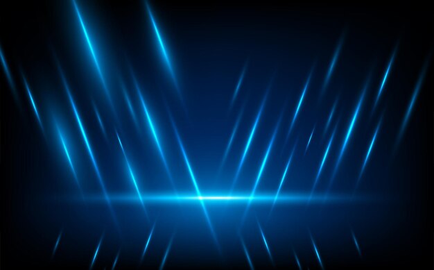 Premium Vector Abstract Magic Light Background Blue Holiday Burst