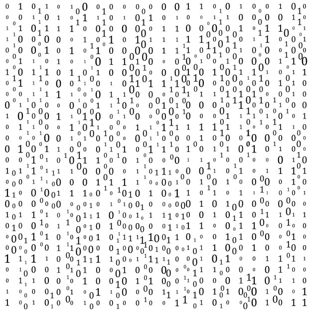 Premium Vector | Abstract blue binary code background