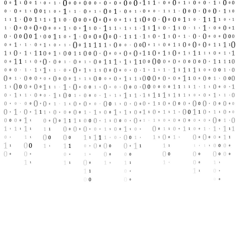 Premium Vector | Abstract matrix background binary computer code coding ...