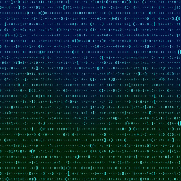 Premium Vector Streaming Binary Code Background