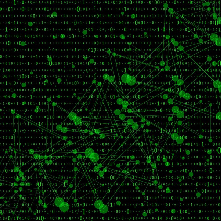 Premium Vector Abstract Matrix Background Binary Computer Code Coding