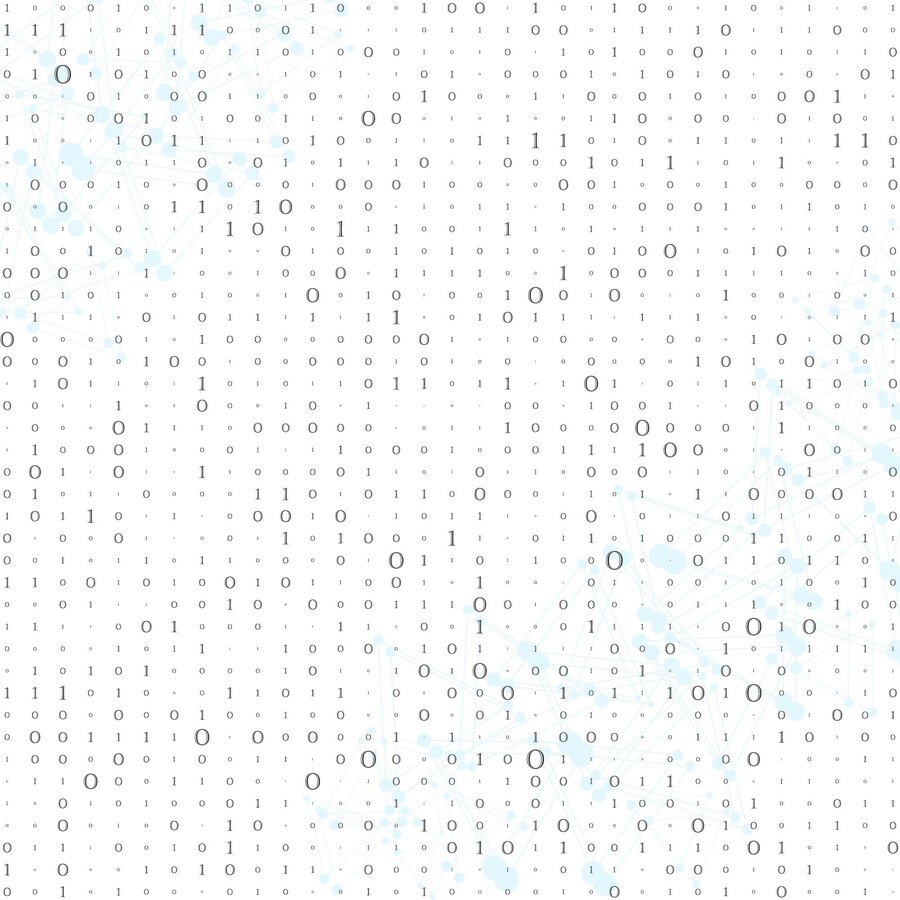 Premium Vector Abstract Matrix Background Binary Computer Code Coding