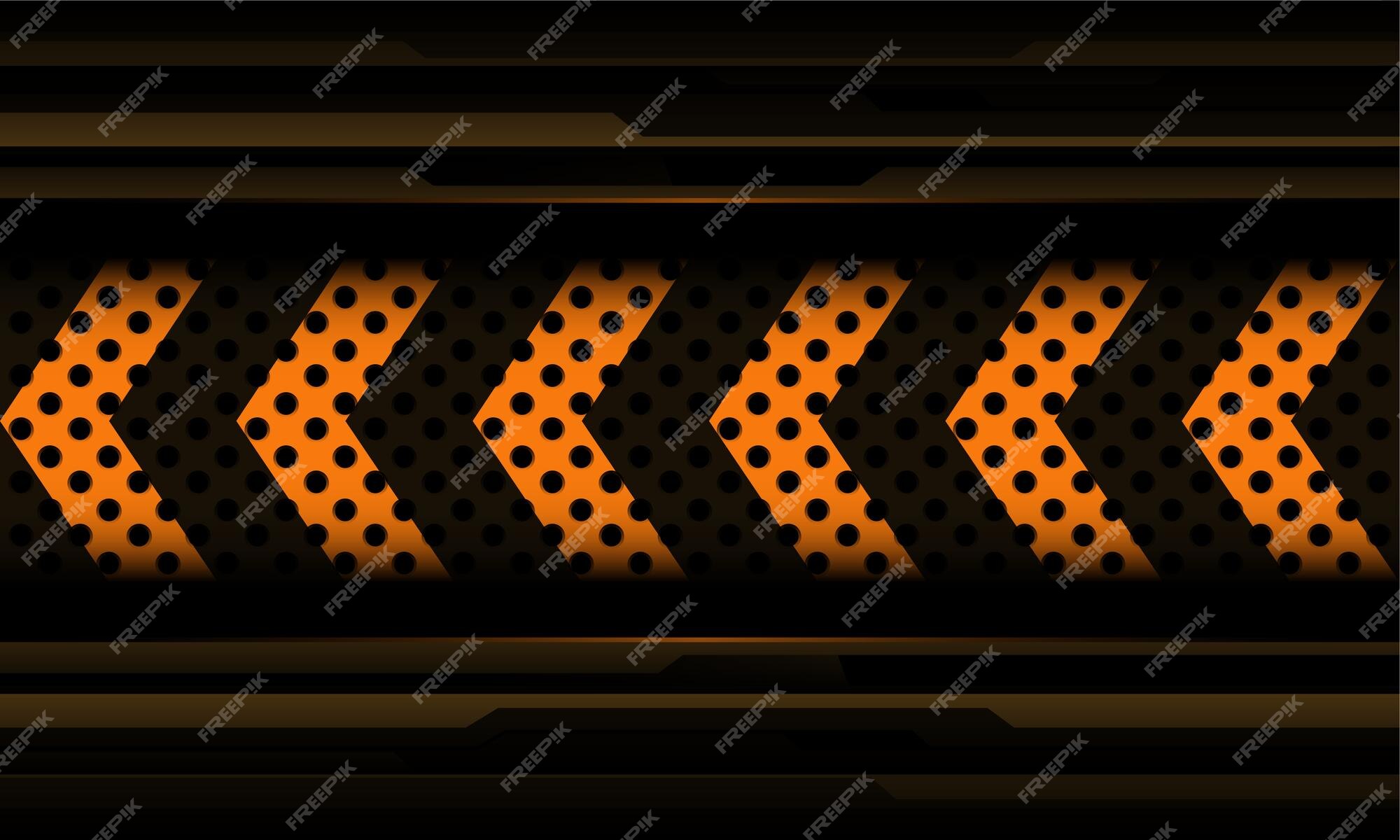 Premium Vector | Abstract metal black cyber circle mesh yellow arrow ... Premium Vector | Abstract metal black cyber circle mesh yellow arrow ...