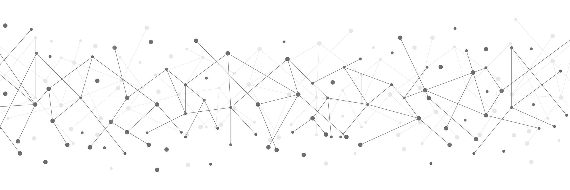 Premium Vector Abstract Network Technology Geometric Dots Network Clipart Connecting Dots And
