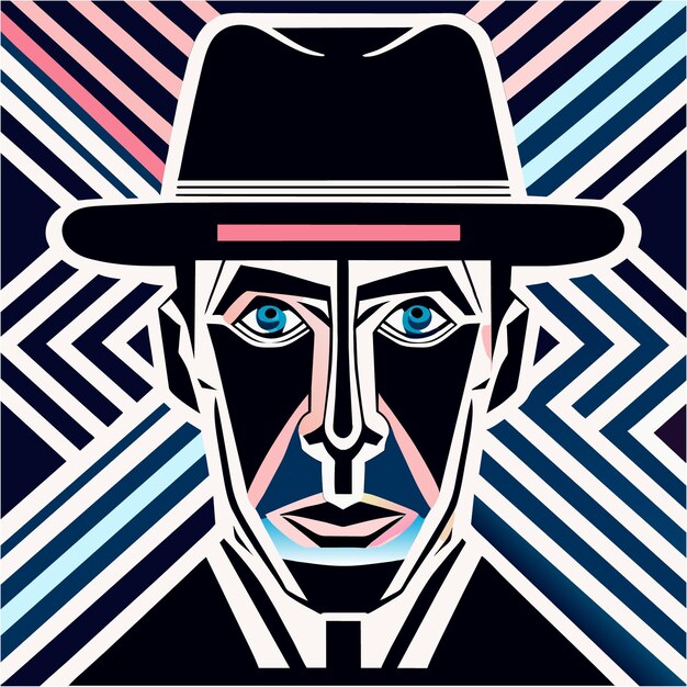 Premium Vector | Abstract noir intrigue unveiled detective's face in ... Premium Vector | Abstract noir intrigue unveiled detective's face in ...