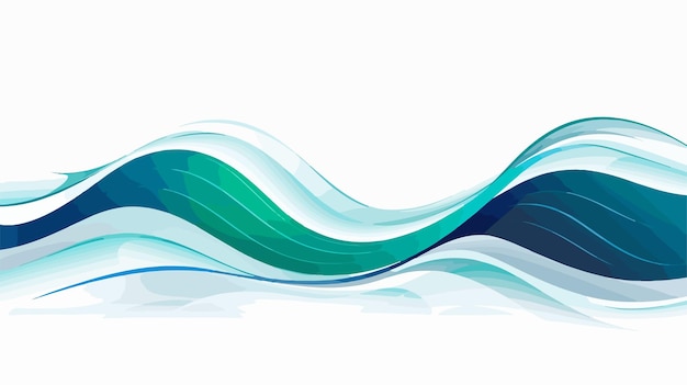 Abstract Ocean Waves Vector Art Flowing Lines | Premium AI-generated vector Abstract Ocean Waves Vector Art Flowing Lines | Premium AI-generated vector