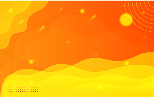 Premium Vector Abstract Orange Background Vector Illustration